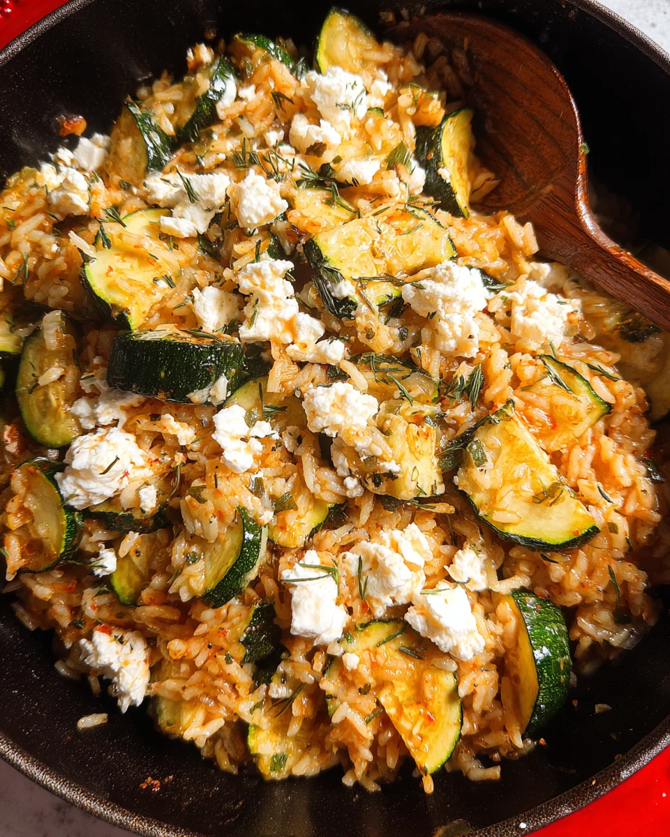 Zucchini Reis Pfanne - schnell & so lecker